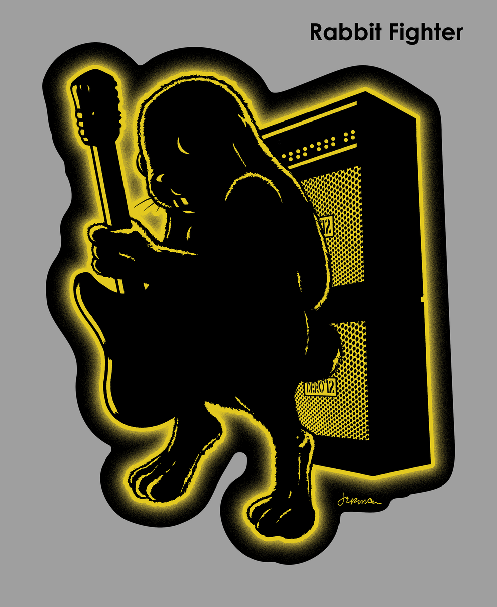 STICKER Rabbit Fighter – Jermaine Rogers